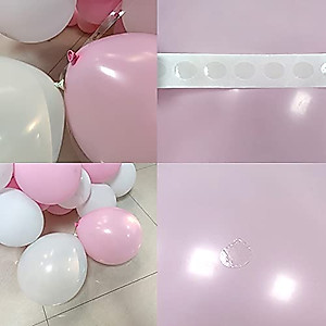 151 Pcs Pink and Silver Balloon Arch Garland Kit, Mothers Day Balloons Garland Kit 5" 12" 18" Light Pink White Silver Balloons Party Decorations.…