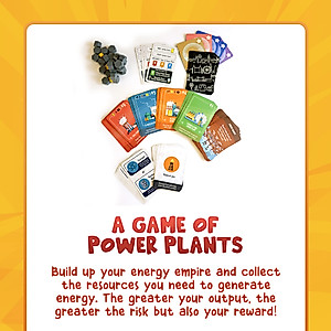 Power Failure: A Strategy Card Game About Power Plants and Energy Generation – Science Board Game on Nuclear, Renewable, and Fossil Fuels - Educational STEM Board Game for Gamers, Adults and Families