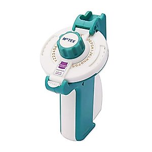 Motex Embossing Label Maker, Labeling Tool, Old School Label Maker, for Manual Label Embossing- E-202 (Mint)