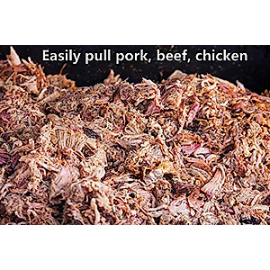 BBQ-PLUS Stainless Steel Pork Puller Used with Standard Hand Drill (4 Inch)