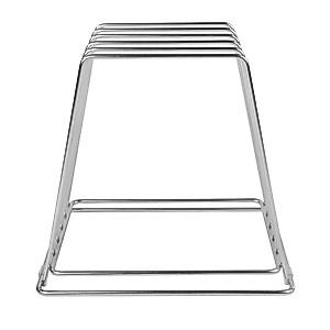 Professional Kitchen Cutting Board Organizer, 1" Slot Stainless Steel Rack NSF Fits Baking Sheets