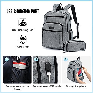 LOVEVOOK Laptop Backpack for Women Quilted Fashion Travel Backpack Purse Airline Approved 15.6 Inch Large Teacher Nurse Bag with Dual Computer Compartment for Work Business College