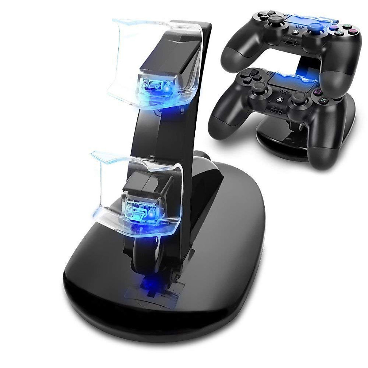 Kailisen Dual USB Charging Charger Docking Station Dock Stand for Playstation 4 PS4 / PS4 Pro / PS4 Slim Controller