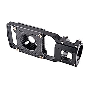 ZHIPAIJI Drone Motor Mount Seat Aluminium Alloy Accessories DIY Quadcopter Frame Kit Parts Accessories 20mm 22mm 25mm Carbon Tube Metal (Color : 20 mm red)