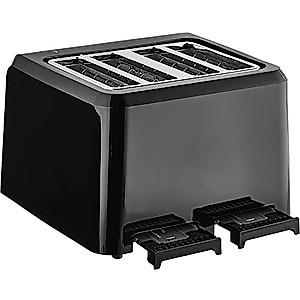 Cuisinart CPT-142BK 4-Slice Compact Plastic Toaster, Black