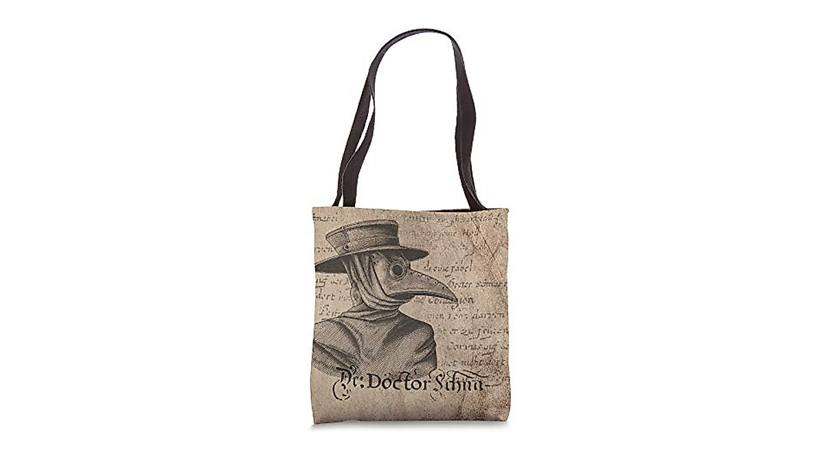 Plague Doctor Vintage Gothic Tote Bag - Durable & Stylish