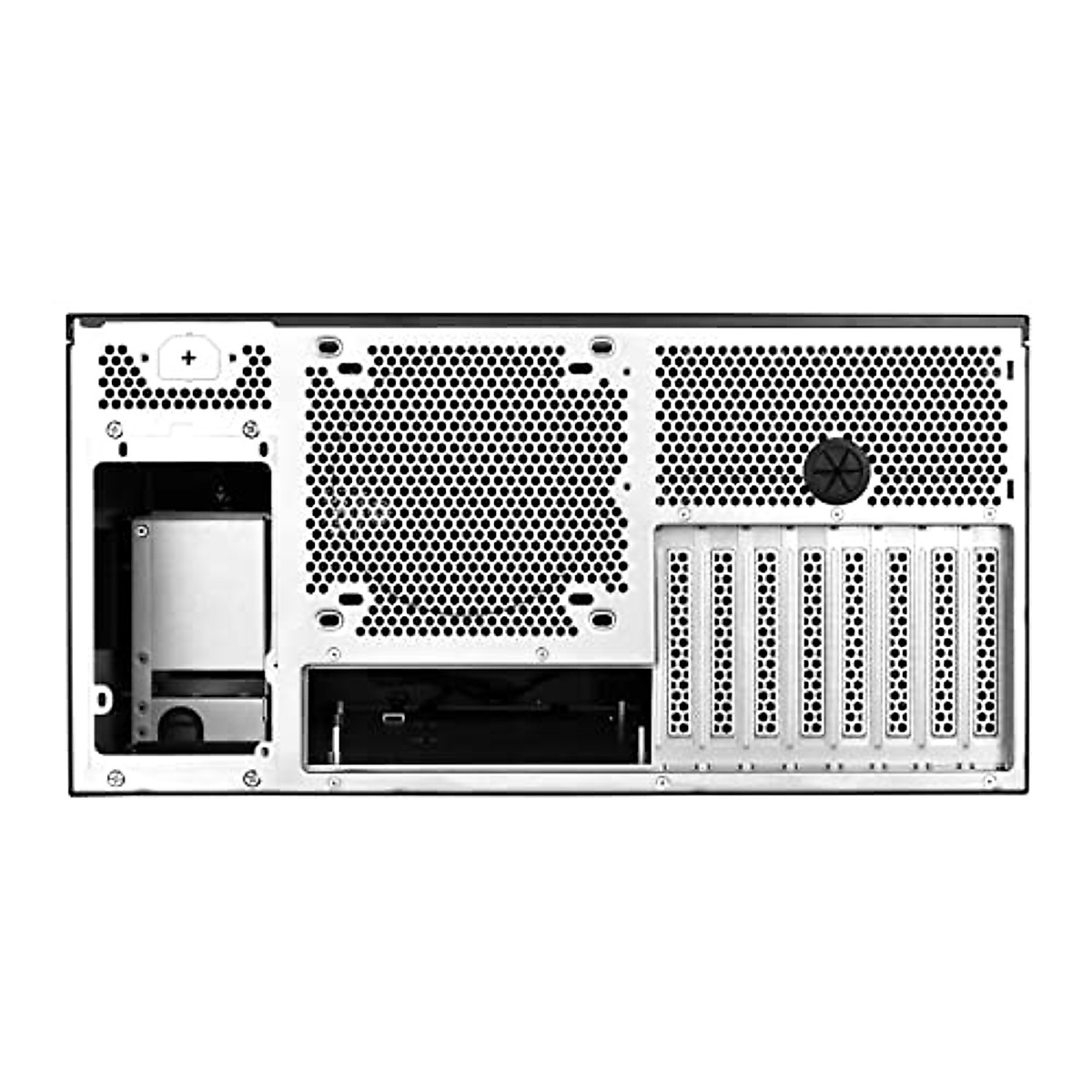 SilverStone Technology RM51 5U Rackmount Server Chassis with Dual 180mm Fans and Enhanced Liquid Cooling Capability, SST-RM51