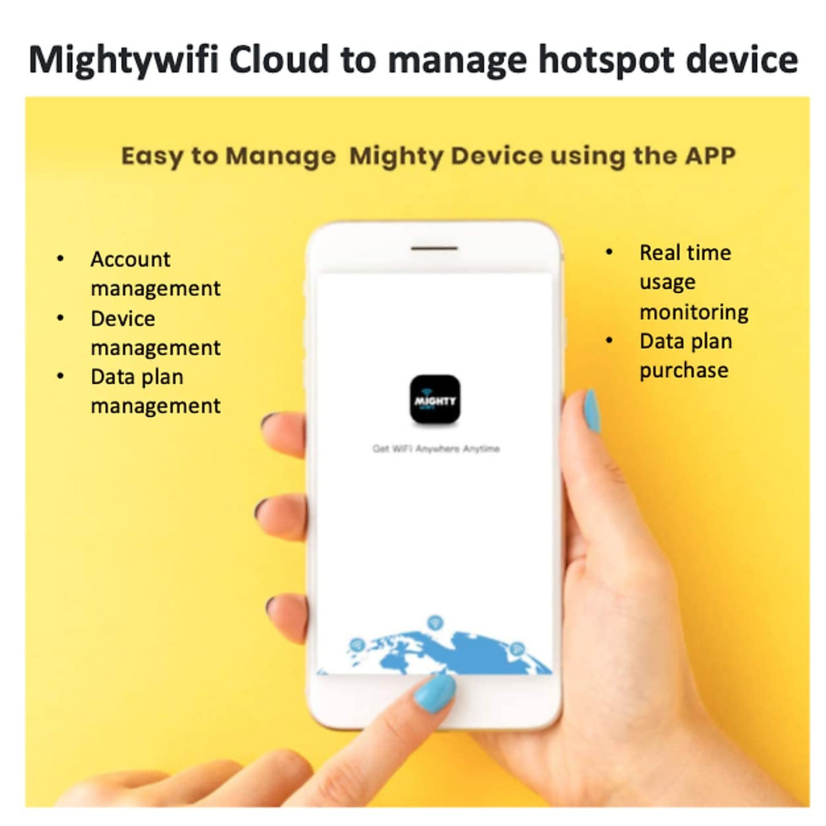 Travel Global WiFi Hotspot Portable Internet Router, SIMFREE, Pocket Router for Travel, Dual Band, France Global Destinations (15GB US or 5GB Global*)