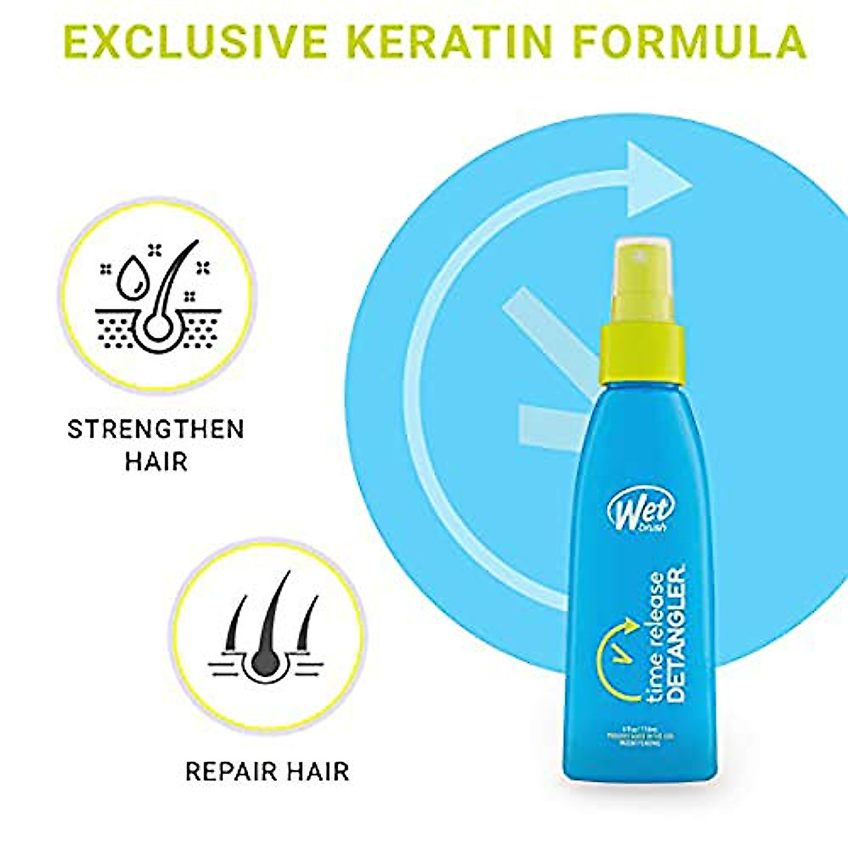 Wet Brush Time Release Detangler Adult Formula, 4 Ounce