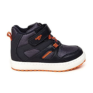 OshKosh B'Gosh Boy's Kuji Fashion Boot, Navy/Orange, 5 Toddler