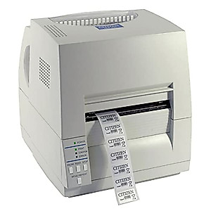 Citizen America CL-S621-GRY CL-S621 Series Thermal Transfer/Direct Thermal Barcode and Label Printer with USB/Serial Connection, 4" Maximum Print Width, 203 DPI Resolution, Gray