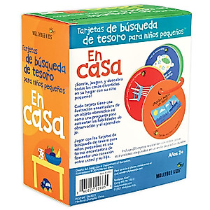 MOLLYBEE KIDS Toddler Scavenger Hunt Cards at Home (Spanish Edition) Tarjetas de busqueda de Tesoro para ninos pequenos En Casa