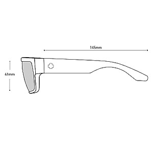 SPY Unisex-Adult Round Cyrus Honey Tort Happy Dark Brown Fade, Multi, One Size