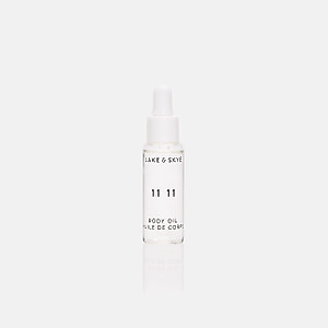 Lake & Skye 11 11 Body Oil Mini, 0.33 fl oz (10 ml) - Hydrating with Vitamin E & Sweet Almond Oil - Sheer & Uplifting Scent