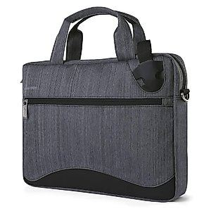 17 inch Protective Padded Sleeve Laptop Shoulder Bag (Black) for ASUS TUF VivoBook 17 Dell Inspiron 17 Precision 7740 Razer Blade Pro V1 Dell Alienware M17 G3 17 HP Essential 17