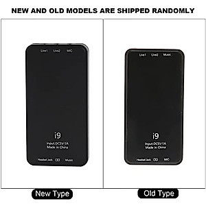Handheld Voice Changer, Portable Multifunctional Voice Disguiser, Mini Sound Card with 8 Sound Effects Sound Changes, 450mAh Battery, Compatible with Mobile Phone, Computer, Tablet(I9 English Edition)