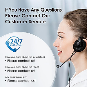 Waterdrop WD-FC-01 NSF Certified 320-Gallon Longer Filter Life Water Faucet Filter & Waterdrop WD-FC-06 Stainless-Steel Faucet Water Filter