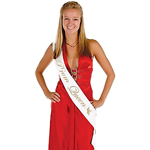 Beistle Prom Queen Satin Sash