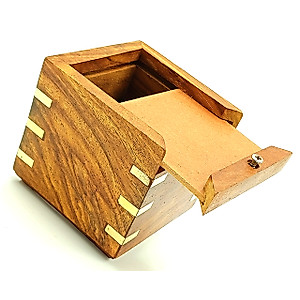 Wooden Urn - Pet Urns for Dogs Ashes, Decorative Wooden Pet Urns for Ashes - Rosewood Cremation Urns for Dogs, Pet Urns for Cats, Wooden Cremation Box