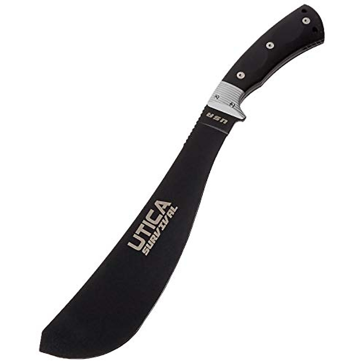 Utica USA Since 1910 – Stealth I, Machete and has Micarta Handle is Made in USA. Perfect Survival Tool, Hunting, Camping or Any Outdoor Activities