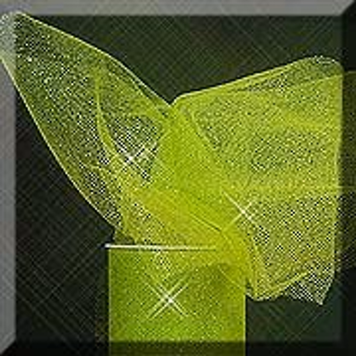 Apple Green Sparkling Tulle Roll 6 X 25 Yards