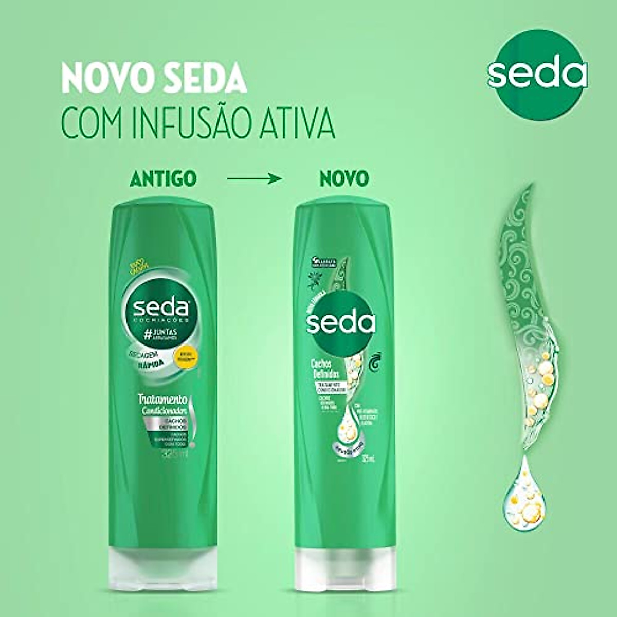 Linha Cachos Definidos Seda - Condicionador 325 Ml - (Seda Defined Curls Collection - Conditioner 11 Fl Oz)