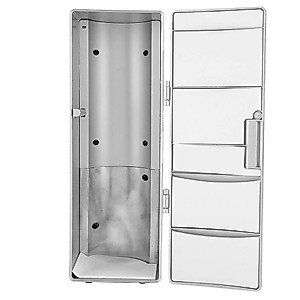 hong Versatile Insulation Mini Fridge Freezer, USB Frideg Small Fridge Freezer, for Home Car Boat or
