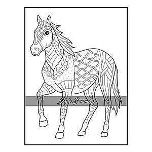 100 Animals: An Adult Coloring Book with Lions, Elephants, Owls, Horses, Dogs, Cats, and Many More!