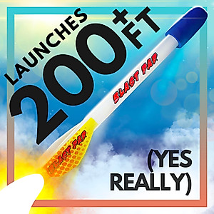 Marky Sparky Blast Pad Rocket Launcher - Designed in USA - Highest Flying Rocket - Super Durable Rockets and Stomp Pad Launcher - Top Outdoor Toys for 6 Year Old Boys Ages 6-up