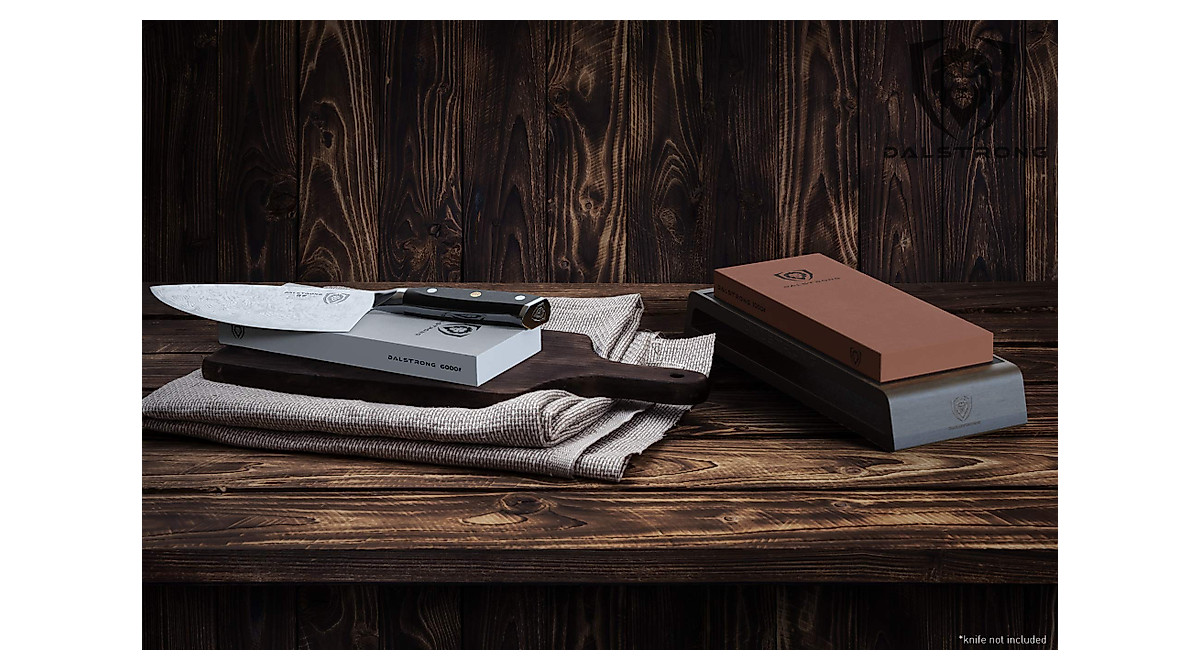 Dalstrong Gladiator Elite 8-Piece Knife Set & Whetstone