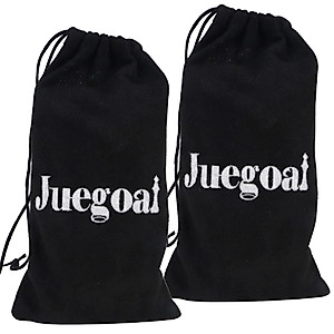 Juegoal 2 Pack Wooden Chess Pieces Only, 32 Pieces Each Wood Chessmen Pieces, 2.4 Inch King Figures Chess Game Pawns Figurine Pieces, Replacement of Missing Piece, Includes Storage Bag