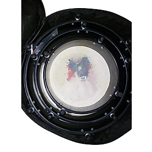 Set de Panderos - Pleneras de PVC con Bandera de Puerto Rico