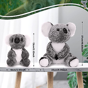 Skylety Stuffed Animal Koala Bear 2 Pieces Mum Koala Hold Little Koala Plush Toy Soft Koala Stuffed Animal Doll, 10.63 Inches and 5.12 inches