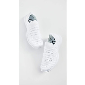 Athletic Propulsion Labs (APL) Women's Techloom Wave Sneaker, White/White, 8
