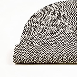 Colonial Mills Milton Houndstooth Tweed Braided Rug, 4x6, Navy