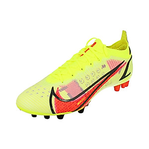 Nike Vapor 14 Elite AG Mens Football Boots CZ8717 Soccer Cleats (UK 10 US 11 EU 45, Volt Bright Crimson Black 760)