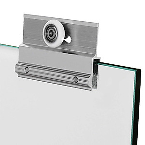 ELEGANT 58 1/2 in.- 60 in.W x 62 in. H Bypass Sliding Tub Shower Doors with 1/4 in. Clear Glass, Tub Glass Shower Door, Brushed Nickel Finish