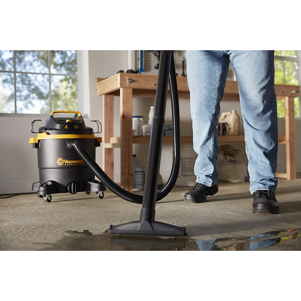 Vacmaster Professional 9-Gallon 4.5 Peak HP† Wet/Dry Vacuum