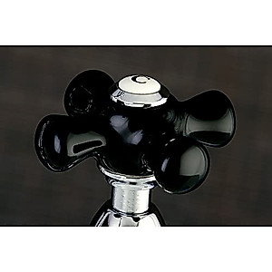 Kingston Brass KS1171PKX Duchess Bridge Kitchen Faucet, 8-3/4", Polished Chrome