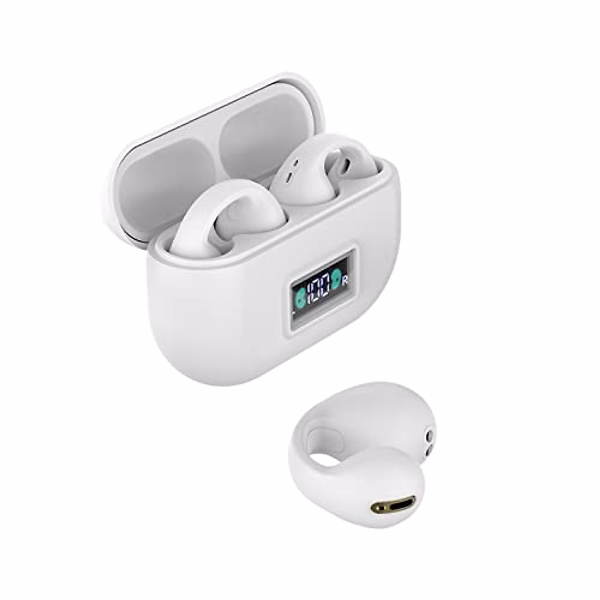 Bluetooth Earbuds 5.3 Wireless Headphones Bluetooth Headset Open Headphones Finger Control for Sports Open Ear Headset