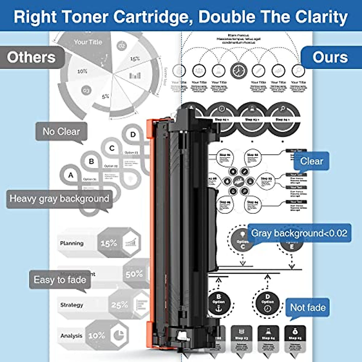 TOKYOINK TN760 Toner Cartridge Compatible Replacement for Brother TN760 TN-760 TN730 TN-730 for MFC-L2710DW MFC-L2750DW HL-L2370DW HL-L2395DW DCP-L2550DW HL-L2350DW Printer Toner Cartridges(4 Pack)