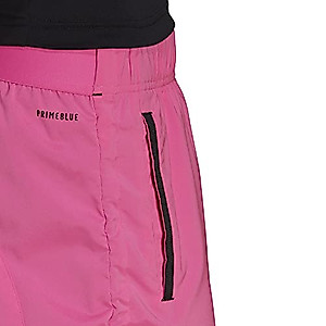 adidas Women's Tech Shorts PB, Screaming Pink, Small