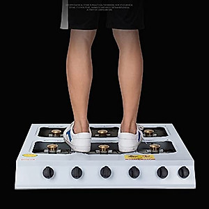 Commercial Gas Stove, Stainless Steel Commercial Canteen Restaurant High-Power Gas Stove, Suitable for Liquefied Gas Casserole Gas Stove,Liquefied gas,D (Natural gas A)