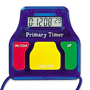 Learning Resources Primary Timers, Classroom Experiment, 1-Minute Functions, Set of 6, Ages 5+