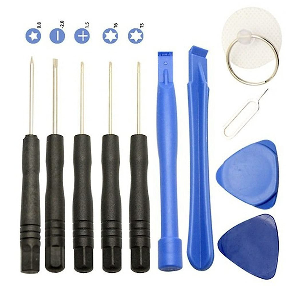 11 Pieces Universal Repair Opening Tool Kit Screwdriver Set Compatible with Android Cellphone Smart Phone