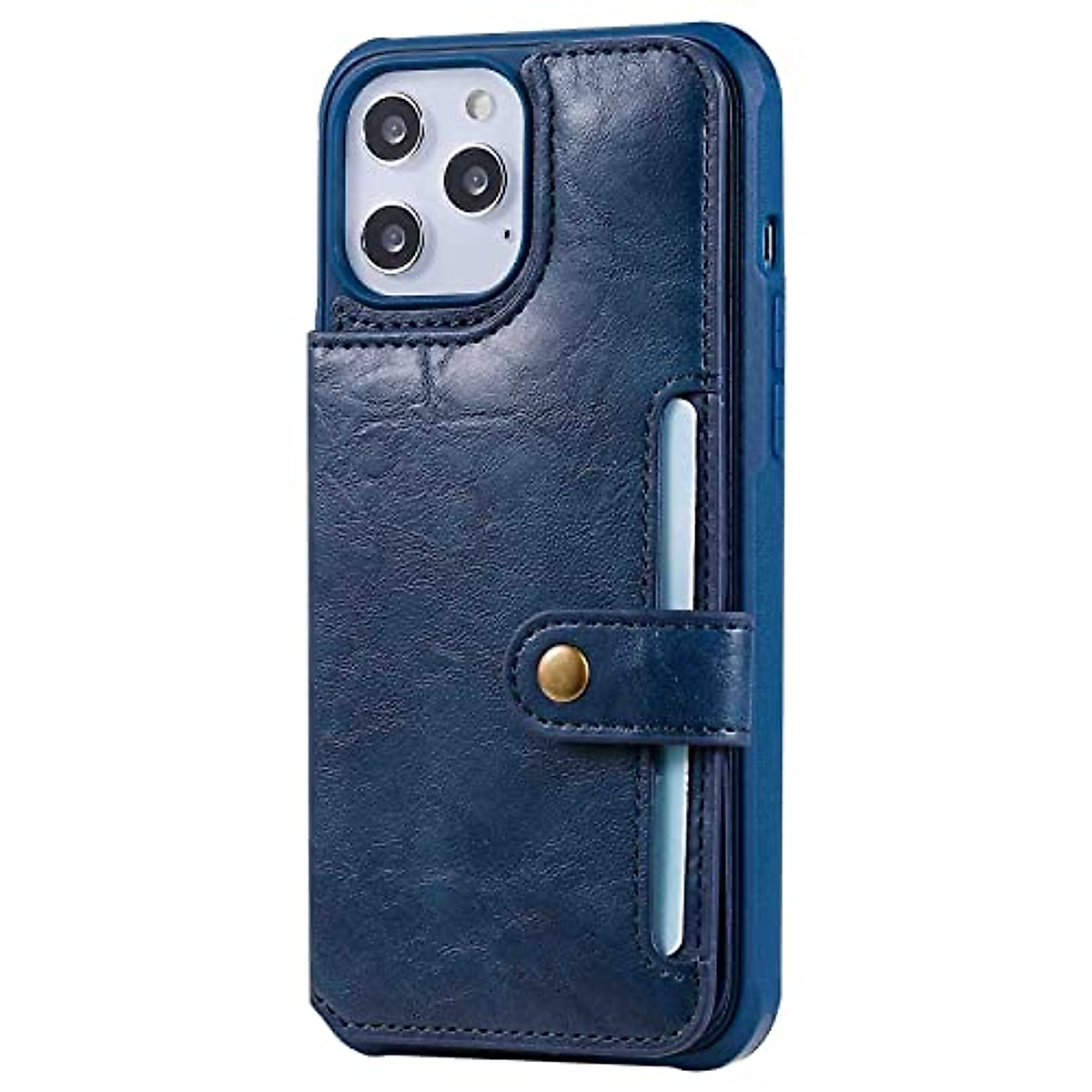 Fansipro Bumper Case Cover for Samsung Galaxy S9 Plus, Premium PU Leather Slim Fit Cover for Galaxy S9 Plus, 2 Card Slots, 1 Photo Frame Slot, Easy in Hand, Blue