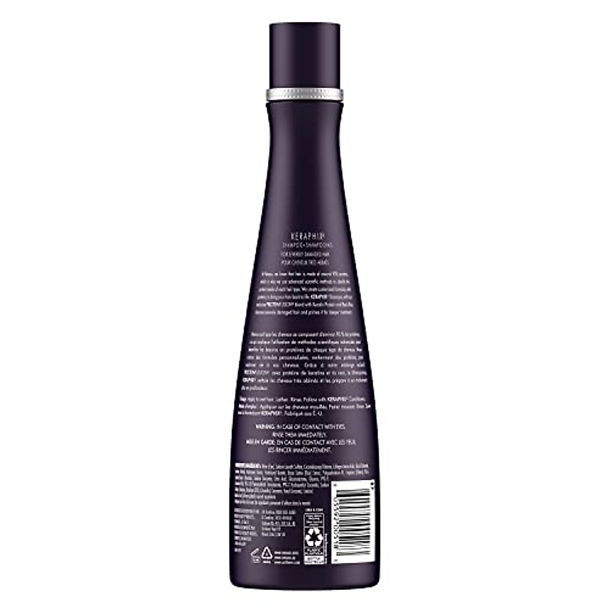 Nexxus Keraphix Shampoo for Damaged Hair Keraphix with ProteinFusion Silicone-Free with Keratin Protein and Black Rice 13.5 oz