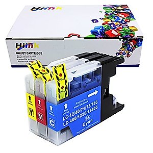 HIINK Compatible Ink Cartridge Replackement for Brother LC71 LC75XL LC75 Ink Cartridges Use in Brother MFC-J280W J825DW J430W J835DW J625DW J425W J6710DW J280W J6910DW J5910DW J6510DW J435W(3-Pack)