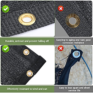 70% Garden Shade Cloth, 10x20FT HDPE Mesh Tarp with Upgraded Grommets, Keten UV-Resistant Outdoor Sun Shades for Greenhouse, Garden, Patio Plants, Pergola