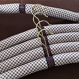 45cm Men Clothes Hangers Padded Hangers Foam Hanger Non Slip Satin Canvas Covers for Adults Clothes Men Suits 5pcs